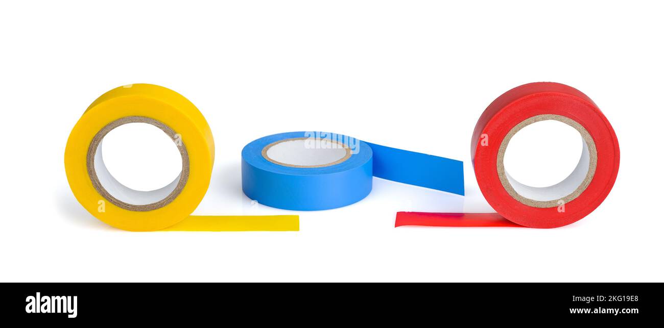 Electrical Tape isolated on white background Stock Photo - Alamy