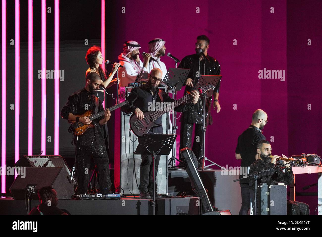 Doha, Qatar. 19th Nov, 2022. Craw of Mariam fares at First festival at ...