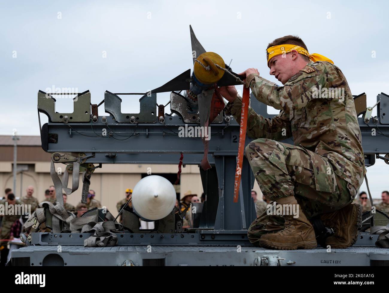 Airman 1st Class Kyle Schulze, 80th Fighter Generation Squadron weapons ...