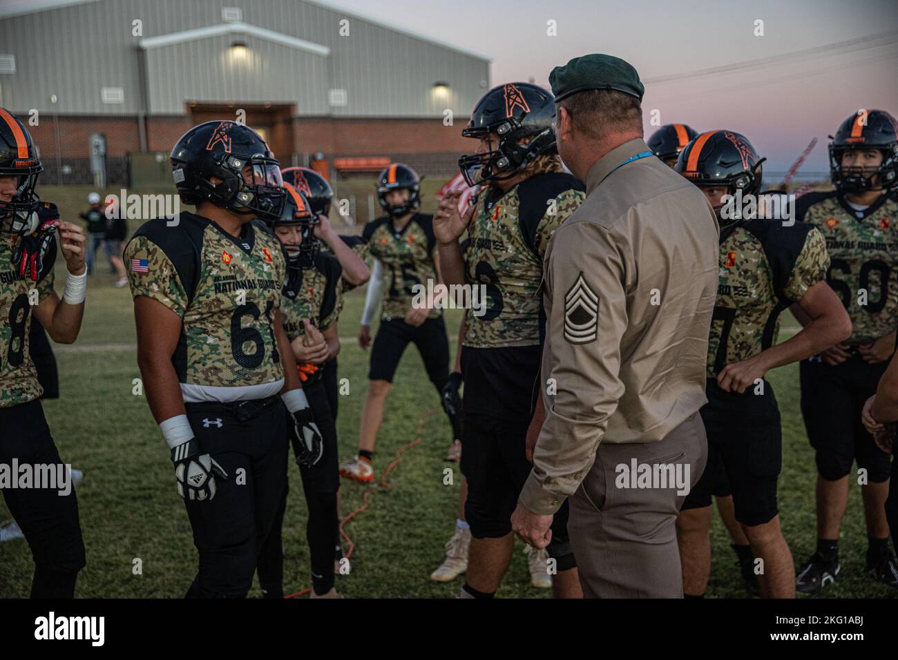 Master Sgt. Earl Plumlee, Medal of Honor recipient, speaks to the ...