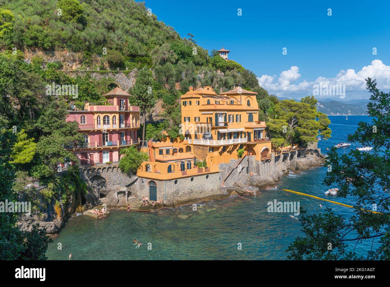 Hotel Piccolo Portofino tucked away in a cove on the beautiful Ligurian ...