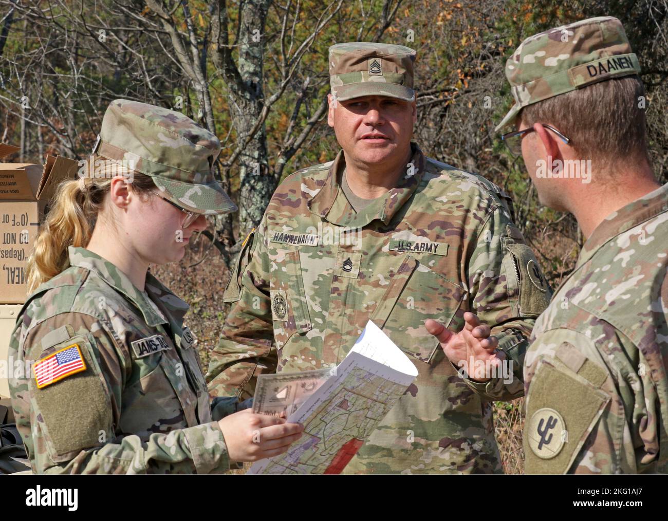 U.S. Army Reserve Sgt 1st Class Don Hannemann, assigned to the 395th ...