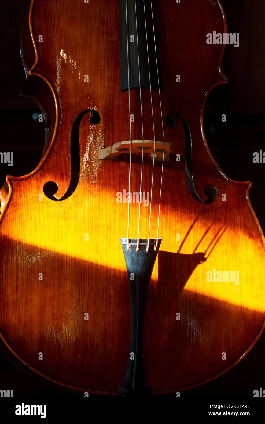 Brown wooden musical instrument hi-res stock photography and images - Alamy