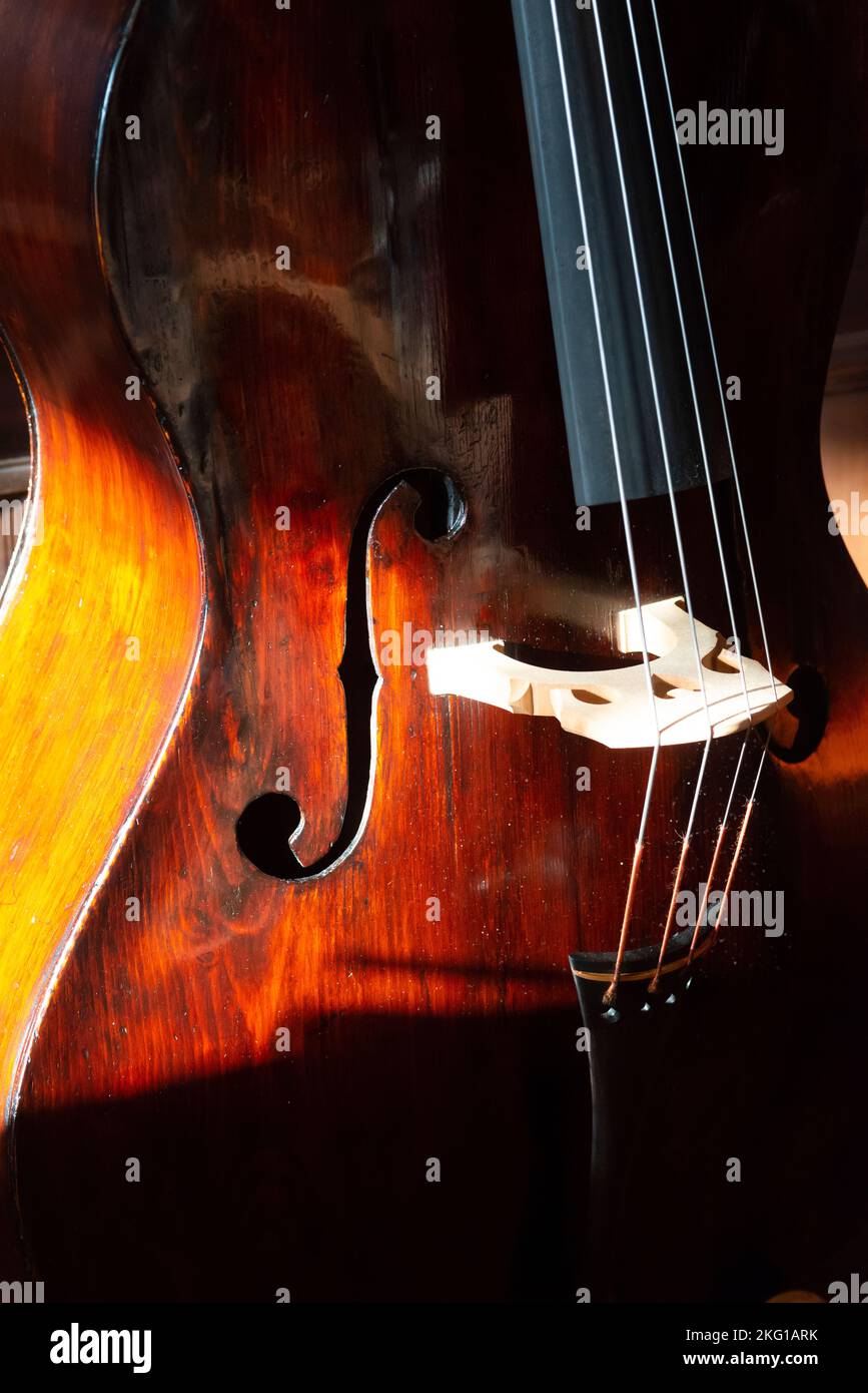 Double bass instrument hi-res stock photography and images - Alamy