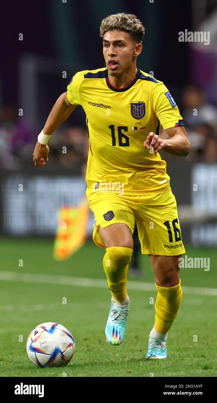 Al Khor, Qatar. 20th Nov, 2022. Jeremy Sarmiento of Equador during the ...