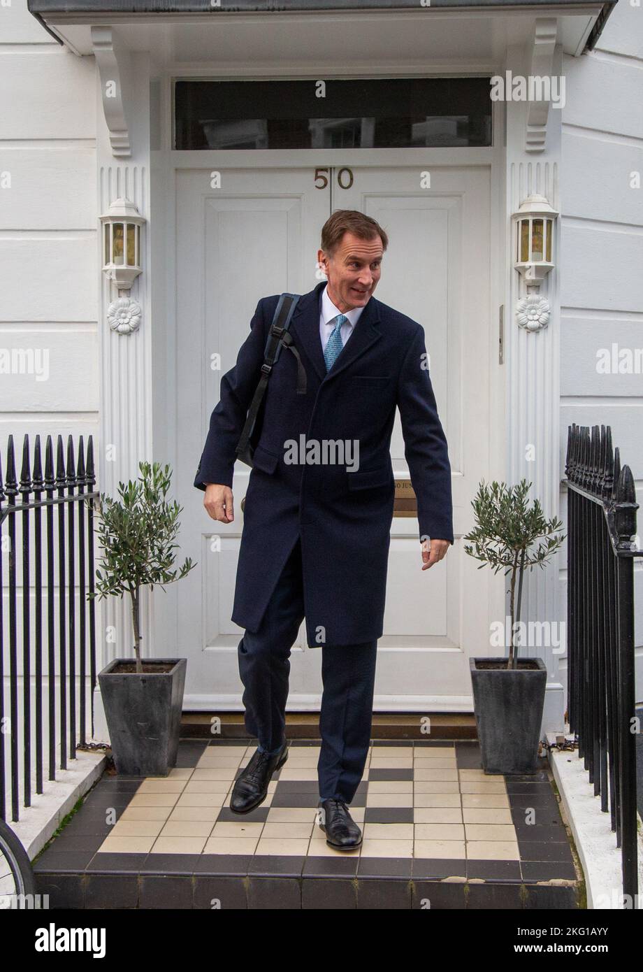 London, England, UK. 21st Nov, 2022. Chancellor of the Exchequer JEREMY ...