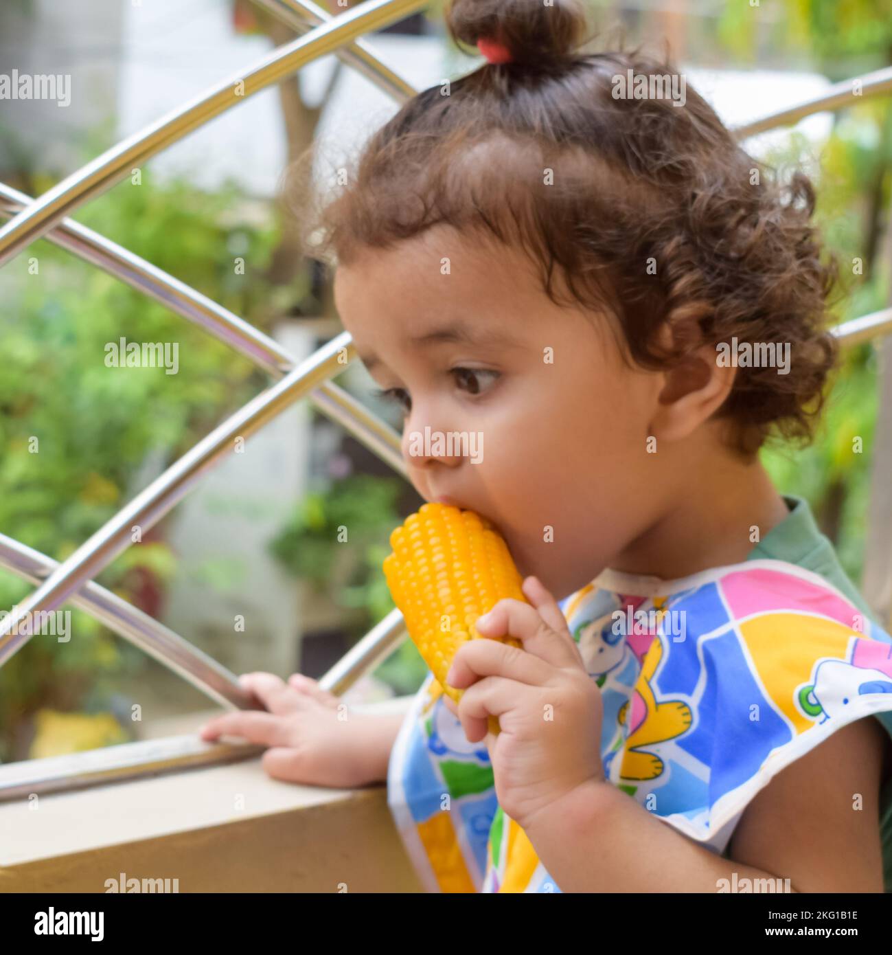 Cute little boy Shivaay Sapra at home balcony during summer time, Sweet little boy photoshoot ...