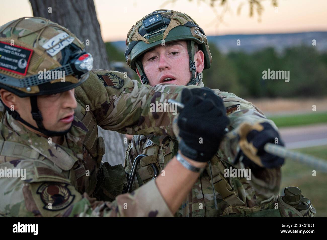 U.S. AIR FORCE ACADEMY, Colo. -- U.S. Air Force Academy cadets use ...