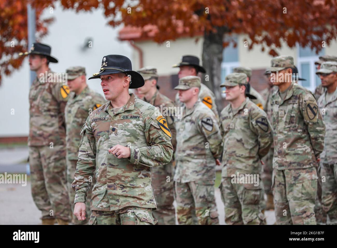 U.S. Army Lt. Col. Sean M. Castilla, commander of Battlegroup Poland ...