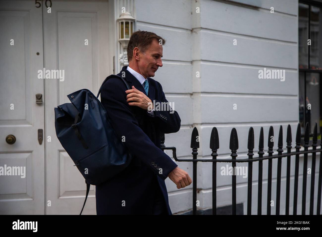 London, England, UK. 21st Nov, 2022. Chancellor of the Exchequer JEREMY ...