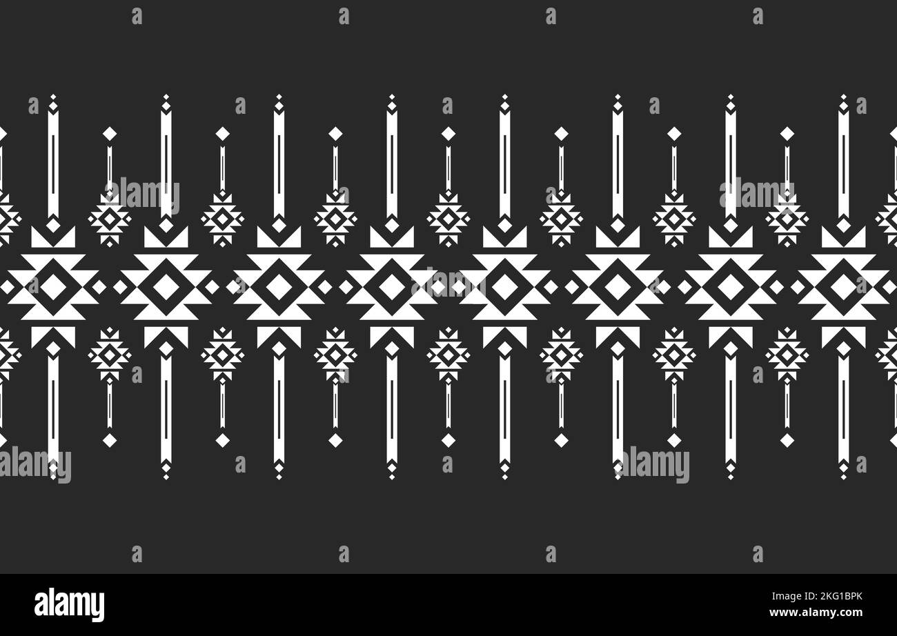 Vector seamless decorative ethnic pattern colorful geometric.American ...