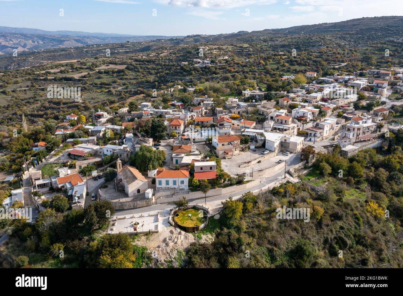 Aerial view kritou terra hi-res stock photography and images - Alamy