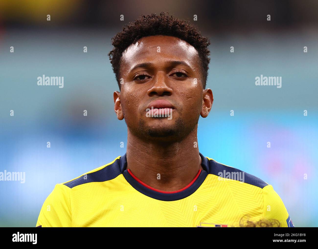 Al Khor, Qatar. 20th Nov, 2022. Michael Estrada of Equador during the ...