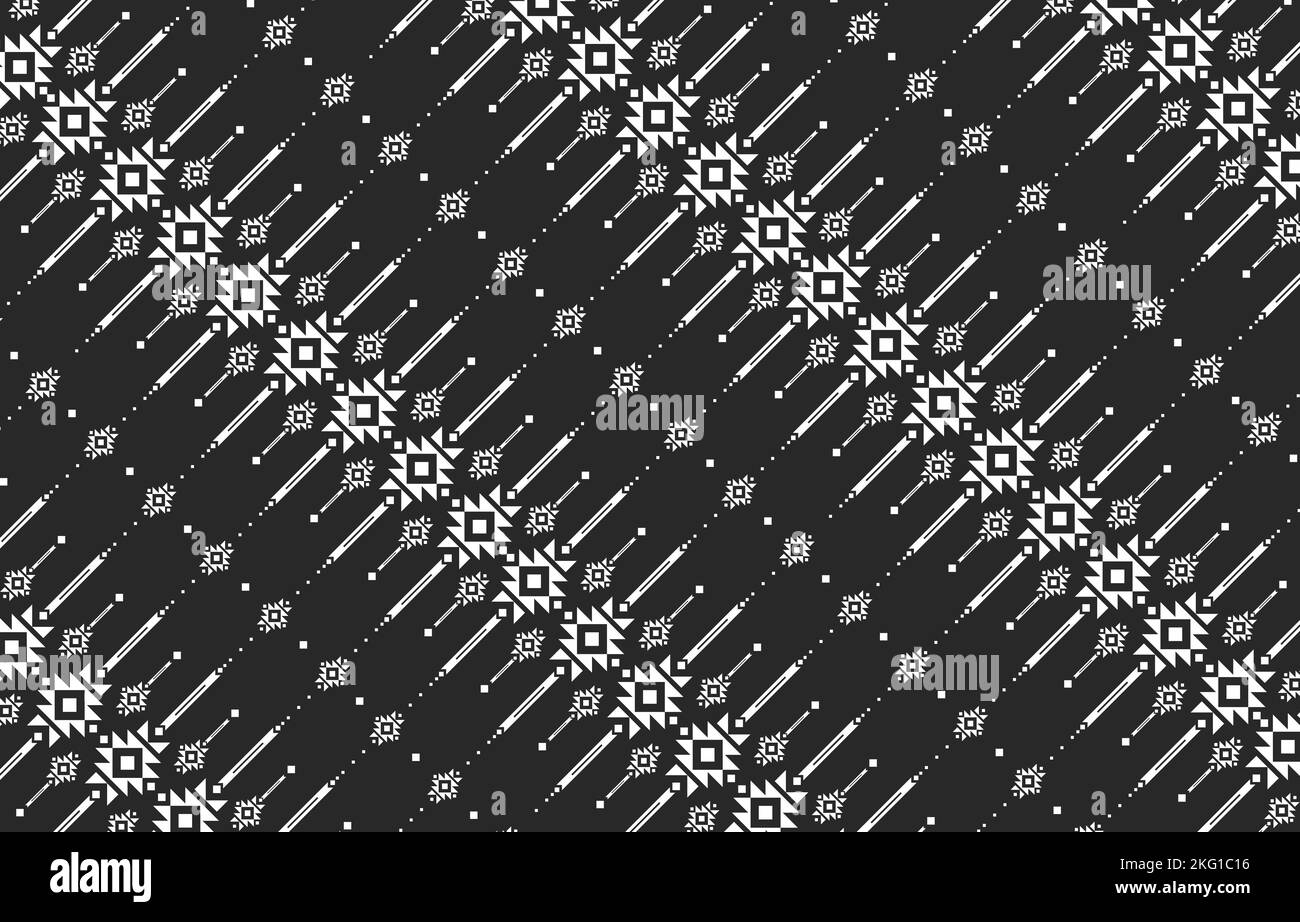 Vector seamless decorative ethnic pattern colorful geometric.American ...