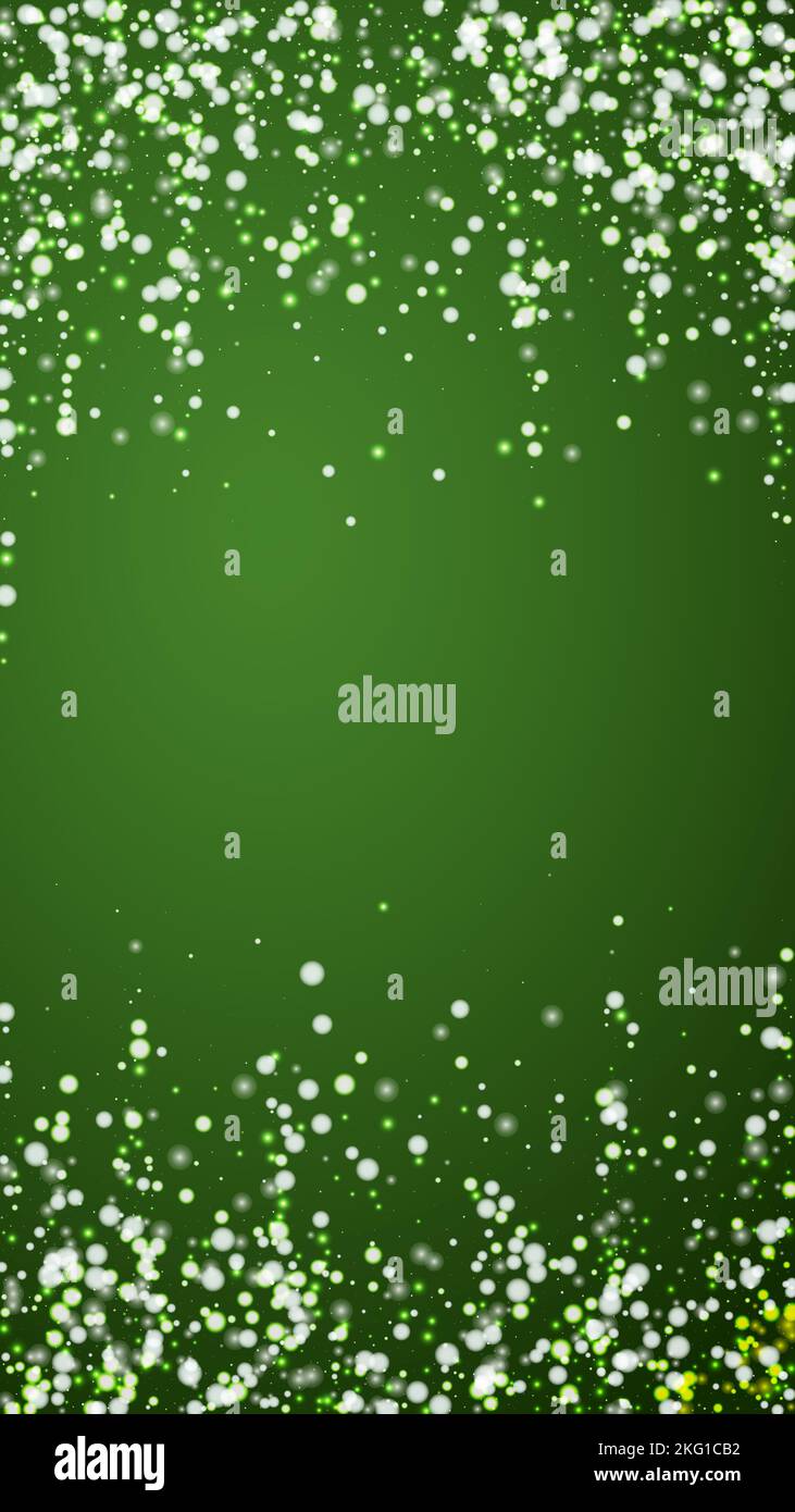 Falling snowflakes christmas background. Subtle flying snow flakes and ...