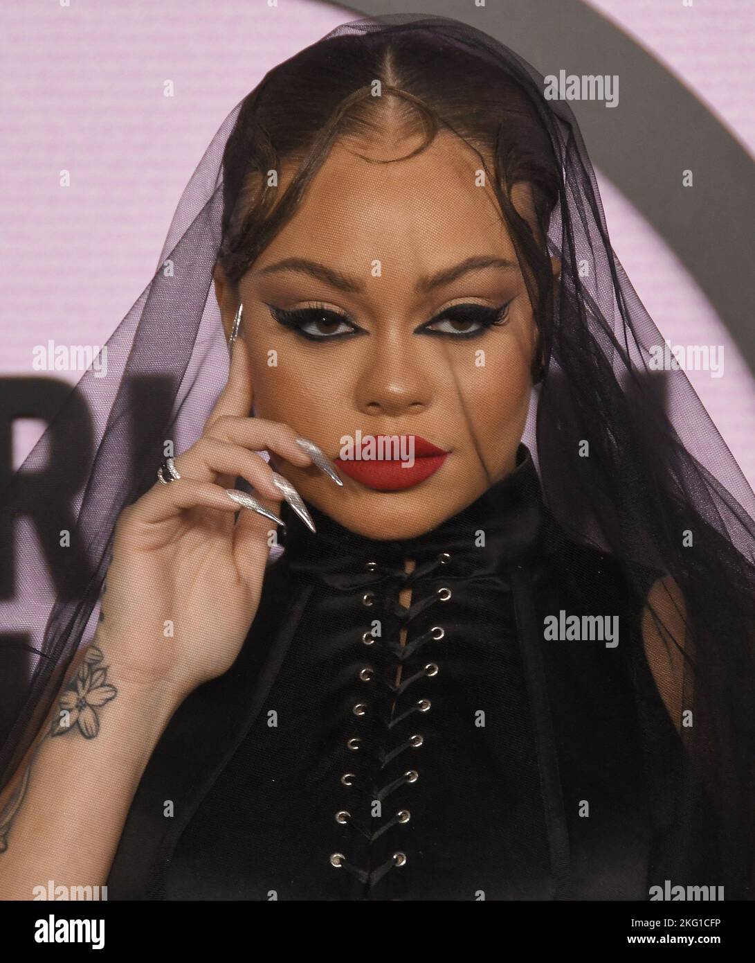 Los Angeles, USA. 20th Nov, 2022. Latto arrives at the 2022 American ...