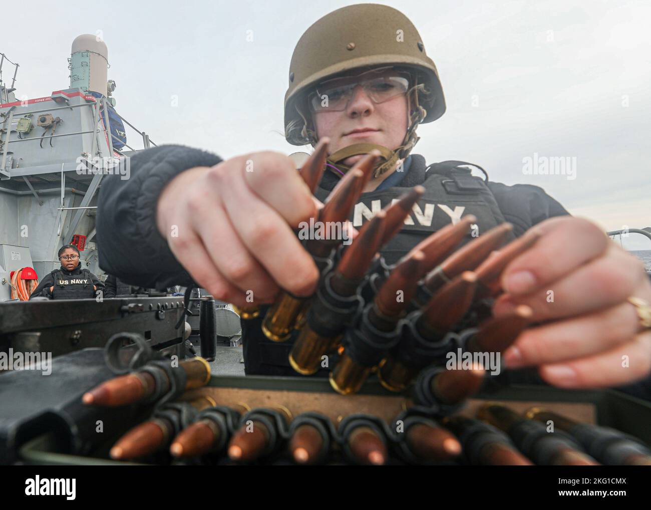 SEA OF JAPAN (Oct. 21, 2022) Fire Controlman Seaman Gabriela Mosley ...