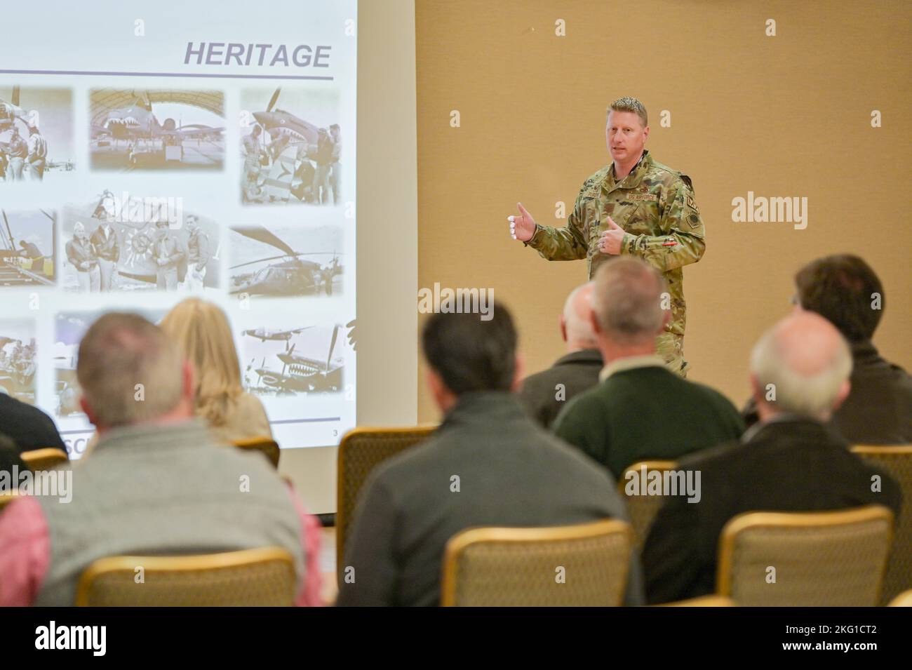 U.S. Air Force Col. Jason Purdy, 23rd Maintenance Group commander ...