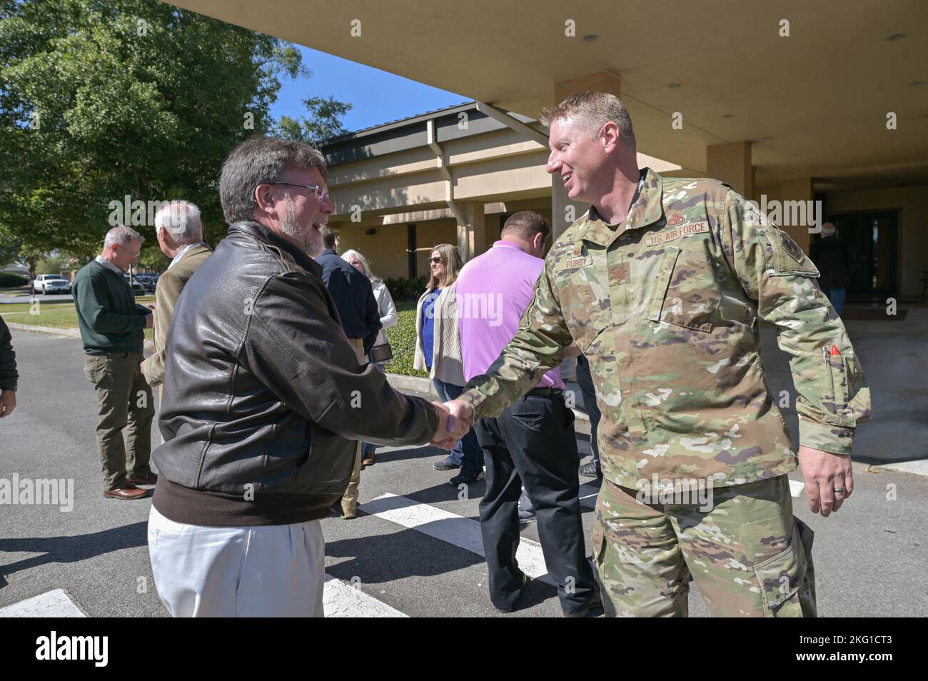 U.S. Air Force Col. Jason Purdy, 23rd Maintenance Group commander ...