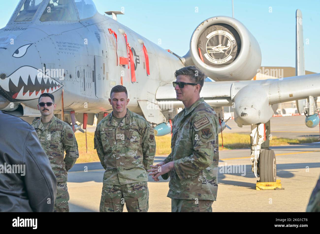 U.S. Air Force Airmen assigned to the 74th Fighter Generations Squadron ...