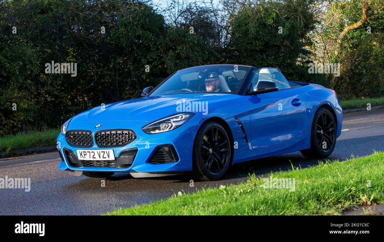 2022 blue BMW Z4 car Stock Photo - Alamy