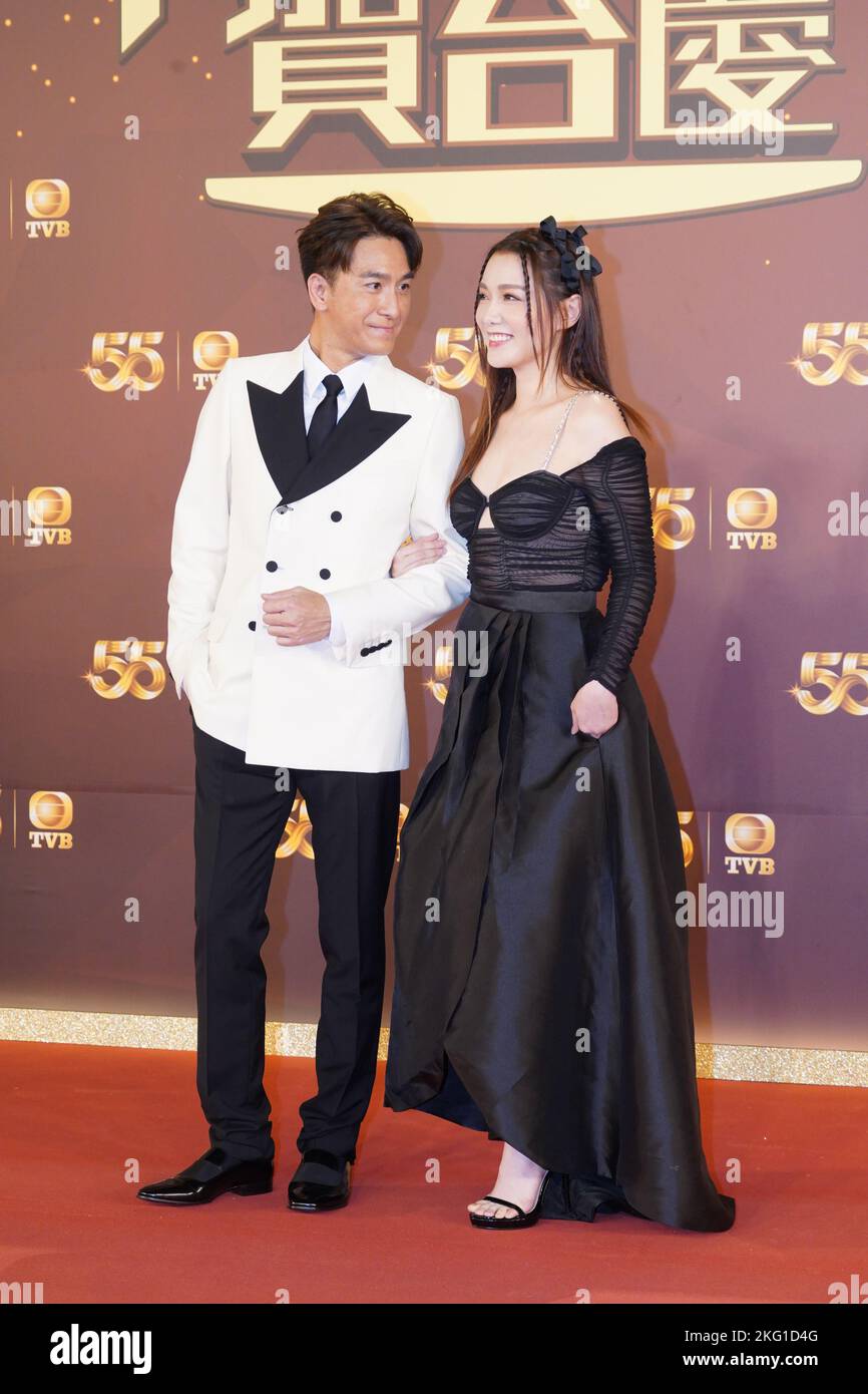 Hong Kong actor Kenneth Ma and Hong Kong actress Roxanne Tong attended ...