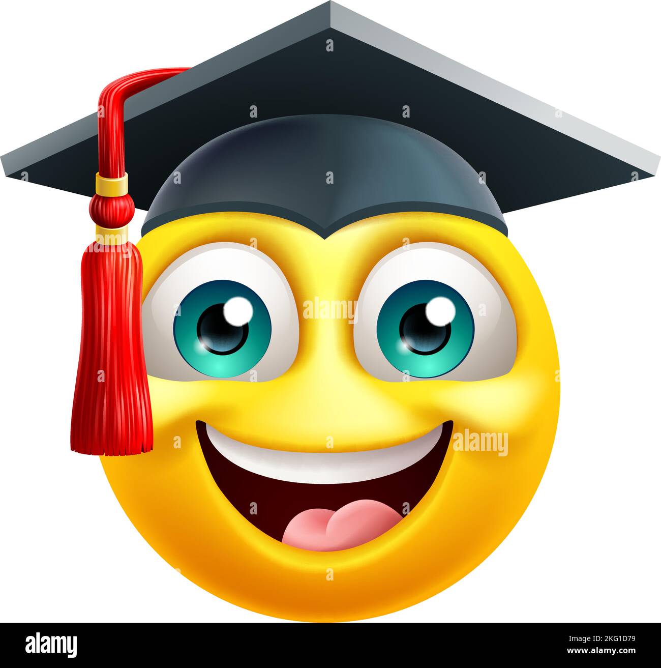 Education School College Graduate Emoji Emoticon Stock Vector Image ...
