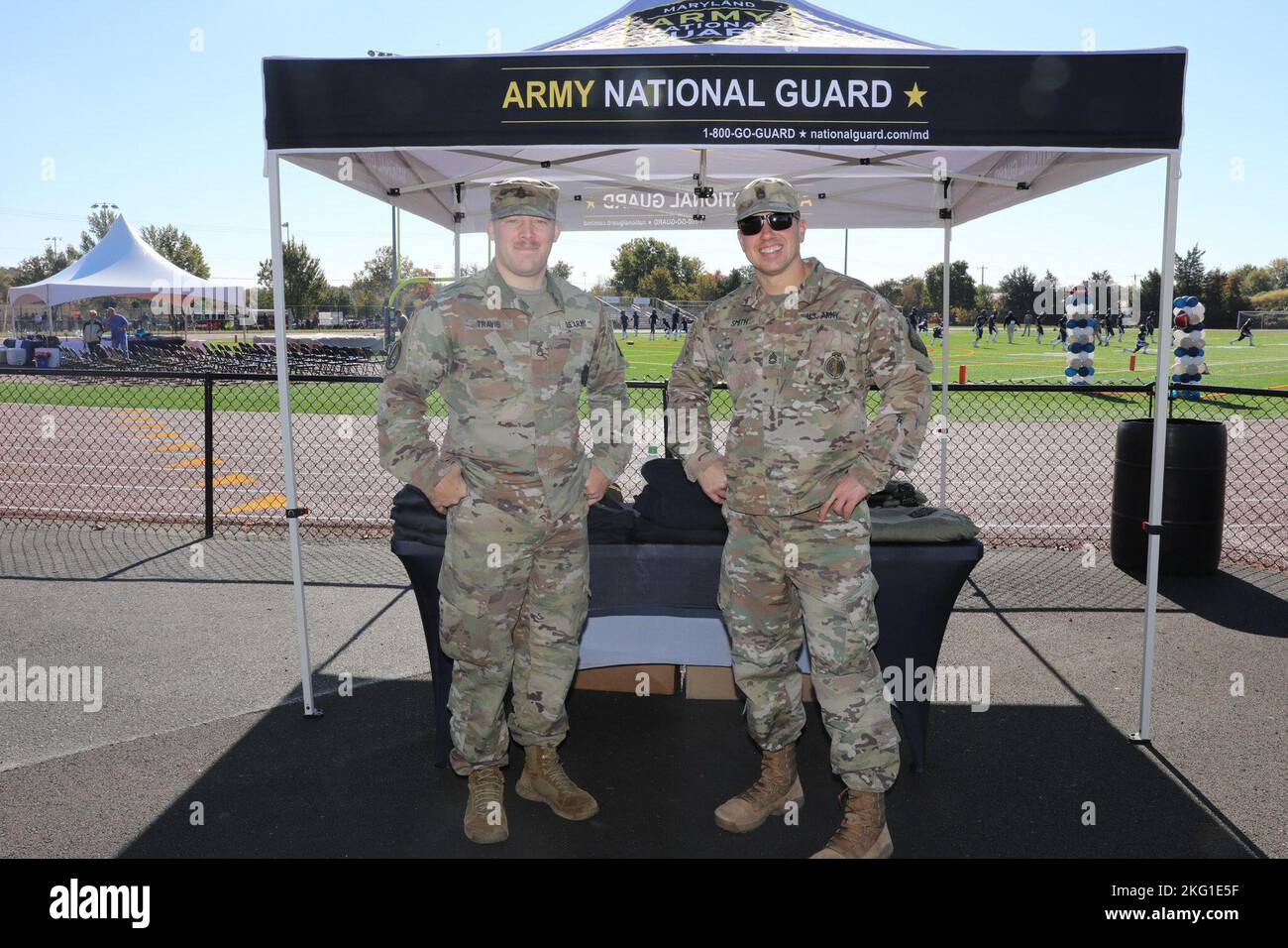 Sgt. 1st Class Christopher Smith, a section chief with the Maryland ...