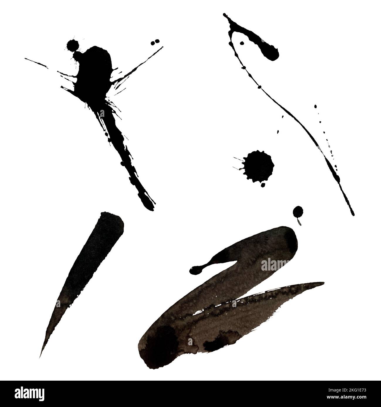 Black ink blot hi-res stock photography and images - Alamy