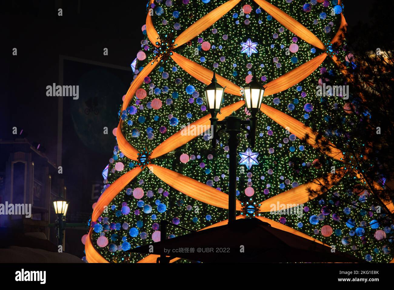 The giant Christmas Tree of the "Winter Holiday" themed activity on ...