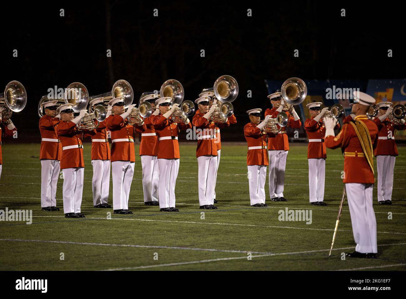 Marines with “The Commandant’s Own,” U.S. Marine Drum and Bugle Corps ...