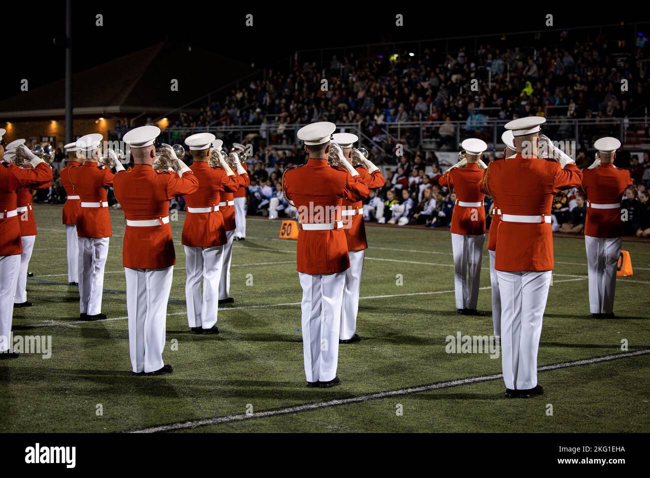 Marines with “The Commandant’s Own,” U.S. Marine Drum and Bugle Corps ...