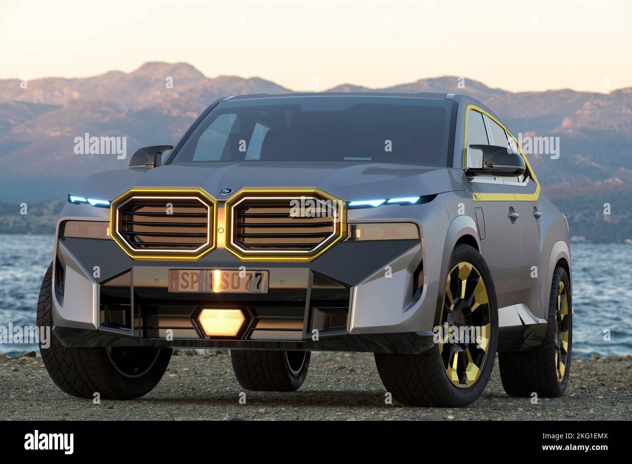 BMW XM: The second-ever model built by M GmbH Stock Photo - Alamy