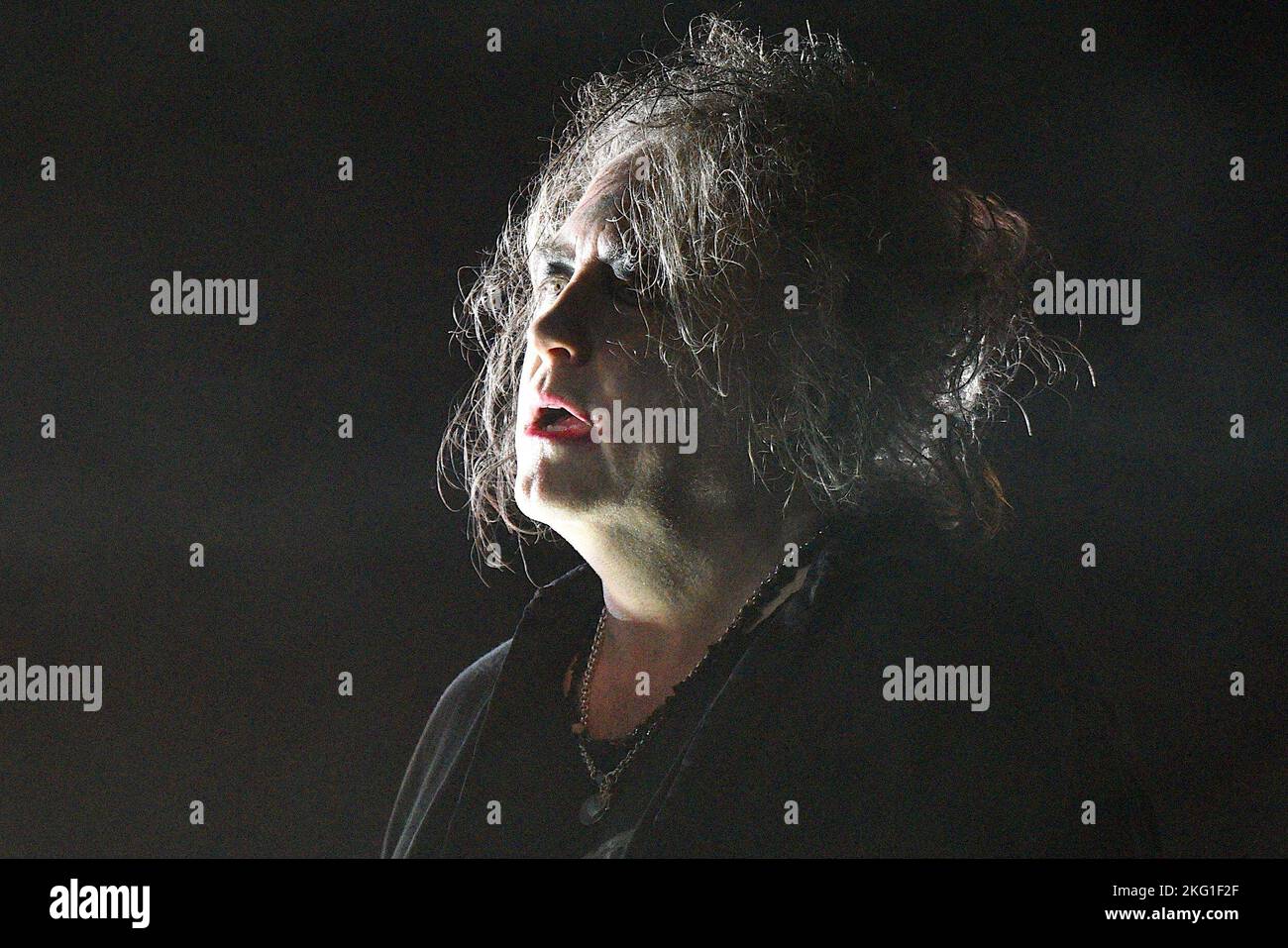 The Cure in concert at the Zenith in Strasbourg, eastern France on ...