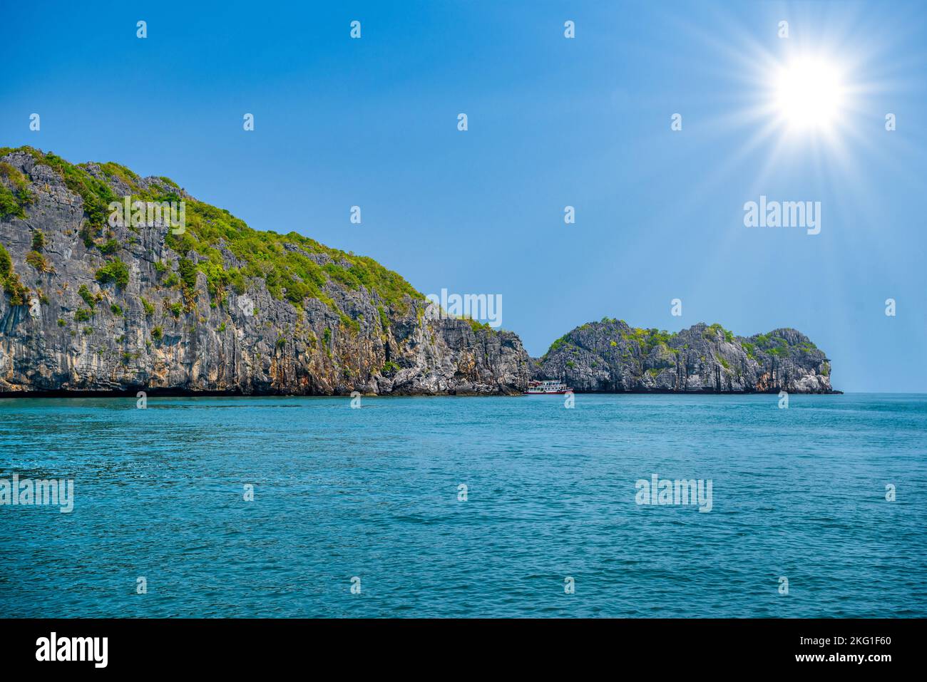 Mu Ko Ang Thong National Park, Gulf of Thailand, Siam, colorful rocky ...