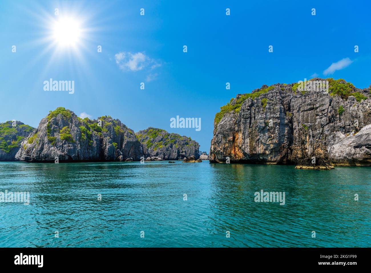 Mu Ko Ang Thong National Park, Gulf of Thailand, Siam, colorful rocky ...