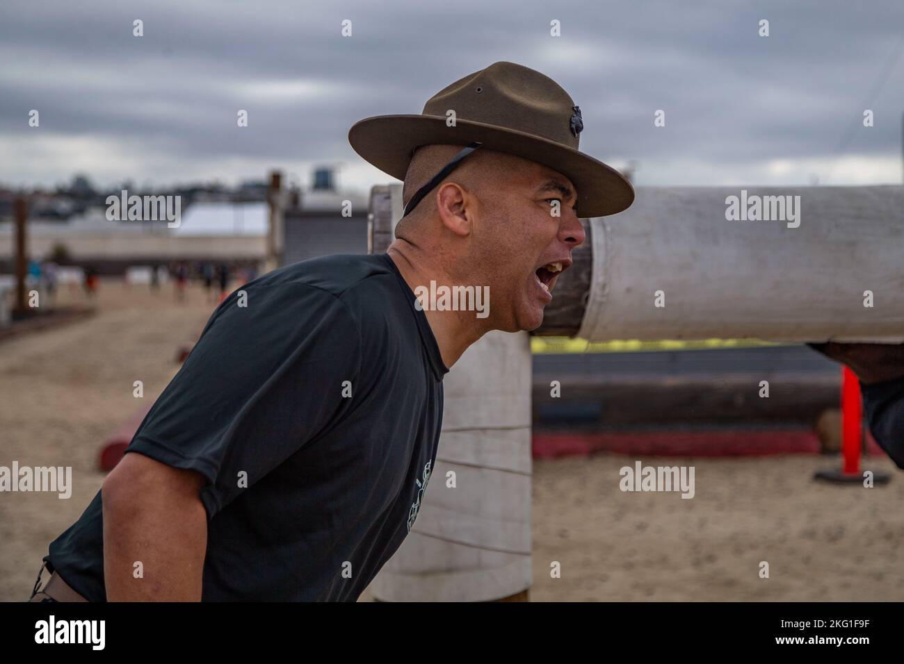 U.S. Marine Corps Sgt. Maj. Abel T. Leal, sergeant major for Marine ...