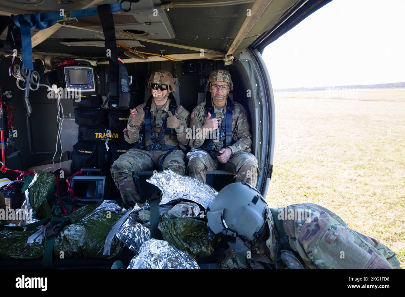 U.S. Army Staff Sgt. Mike Butler, a flight medic assigned to C Company ...