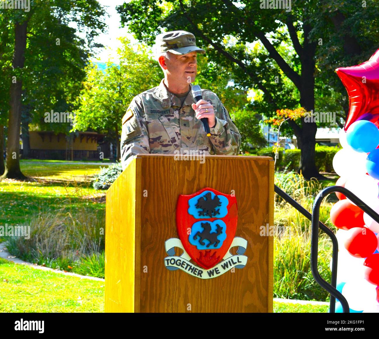 Brig. Gen. Michael Dougherty, 335th Signal Command deputy commanding ...