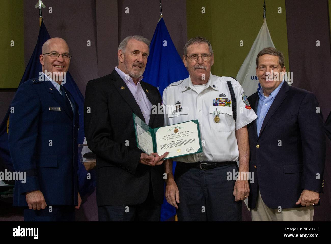 Larry L. Pedersen, member of the United States Army Memorial Detachment ...