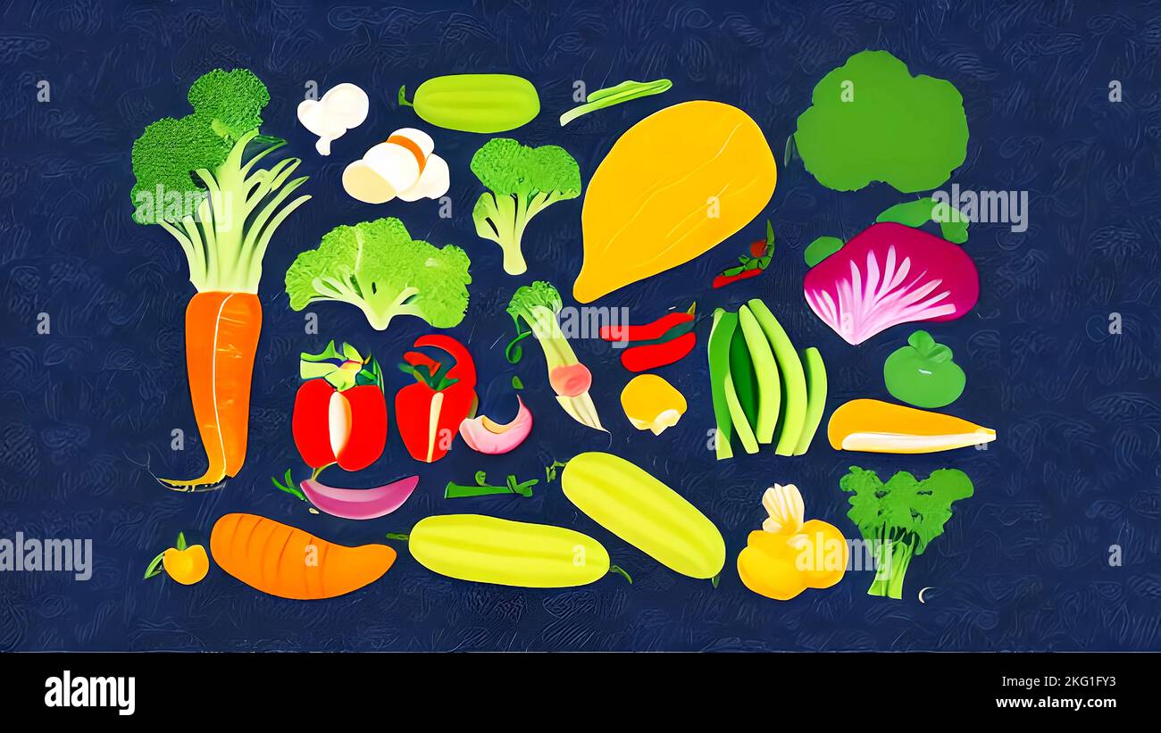 Vegetables poster hi-res stock photography and images - Alamy
