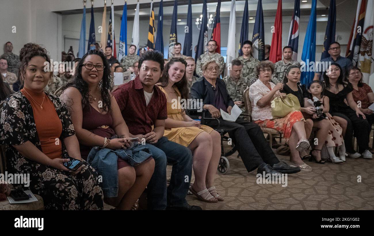 NAVAL BASE GUAM (Oct. 24, 2022) Sailors, civilians, and military ...