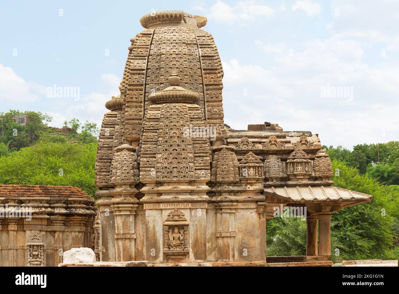 Side View of Sas Bahu or Sahastra Bahu Temple, Nagda, Rajasthan, India ...