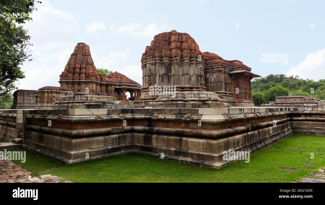 Full View of Sas Bahu or Sahastra Bahu Temple, Nagda, Rajasthan, India ...