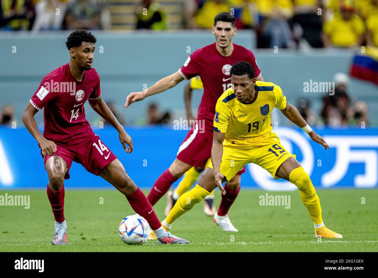 DOHA, 20-11-2022 Al-Bayt Stadium World Cup 2022 in Qatar between Qatar ...