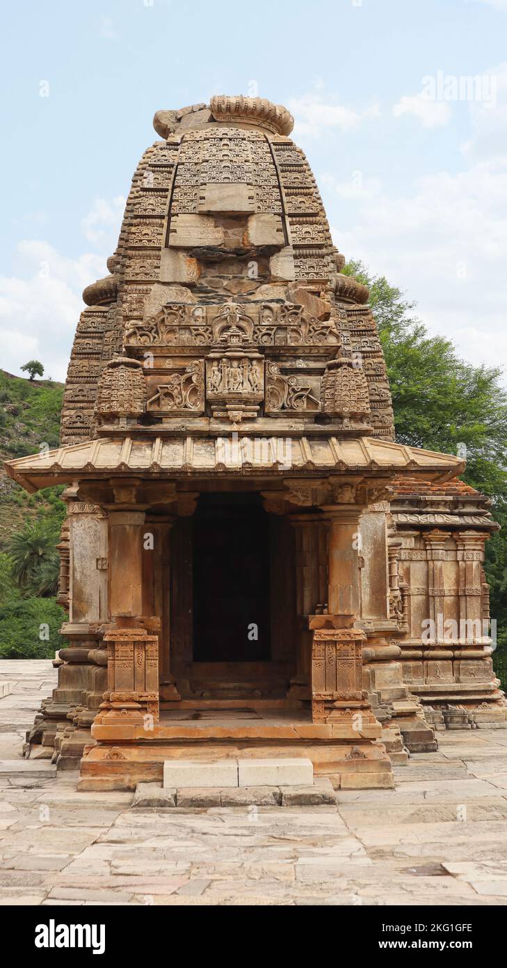 Rear View of Sas Bahu or Sahastra Bahu Temple, Nagda, Rajasthan, India ...