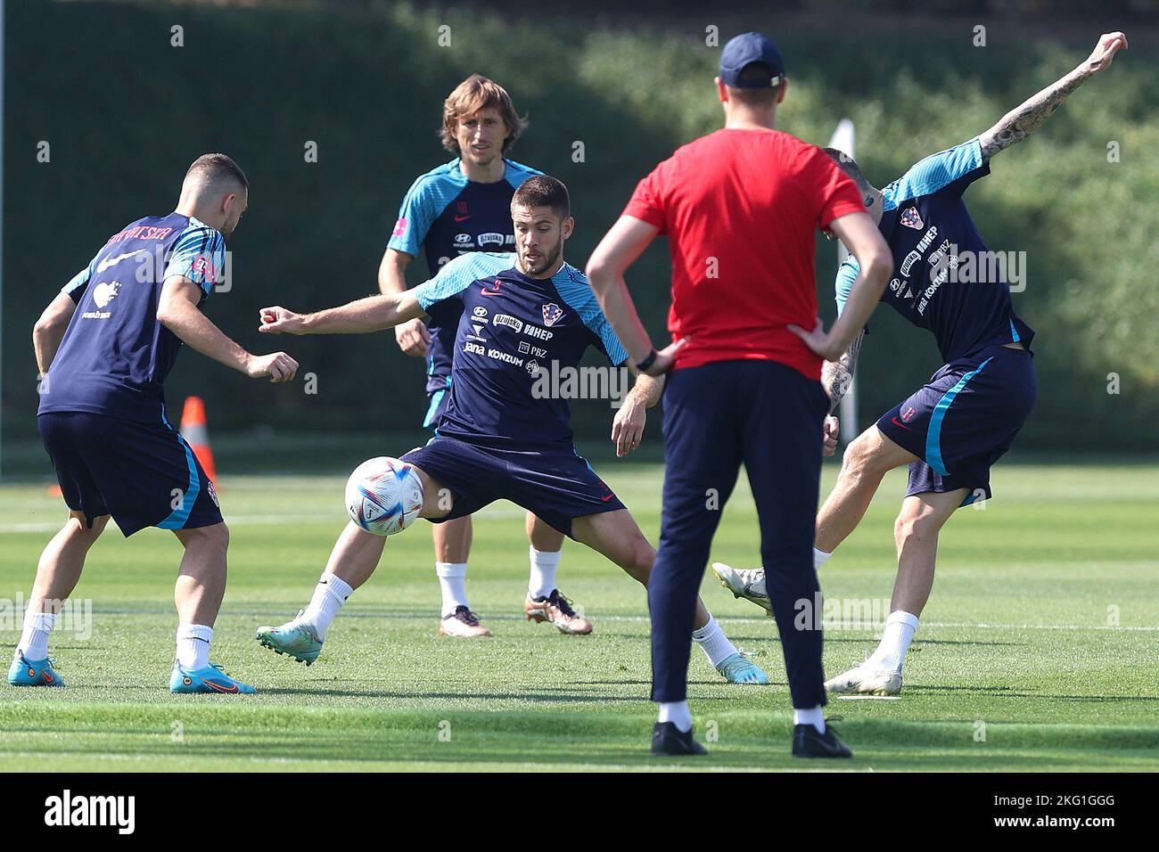 Doha, Qatar. 21st Nov, 2022. Andrej Kramaric of Croatia during Croatia ...