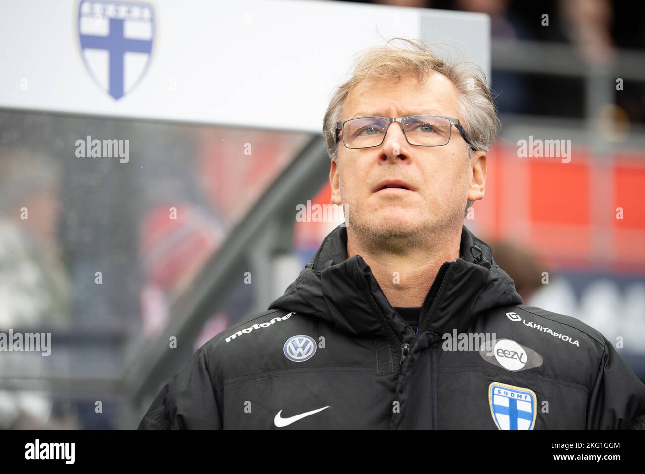 Oslo, Norway. 20th Nov, 2022. Head coach Markku Kanerva of Finland seen ...