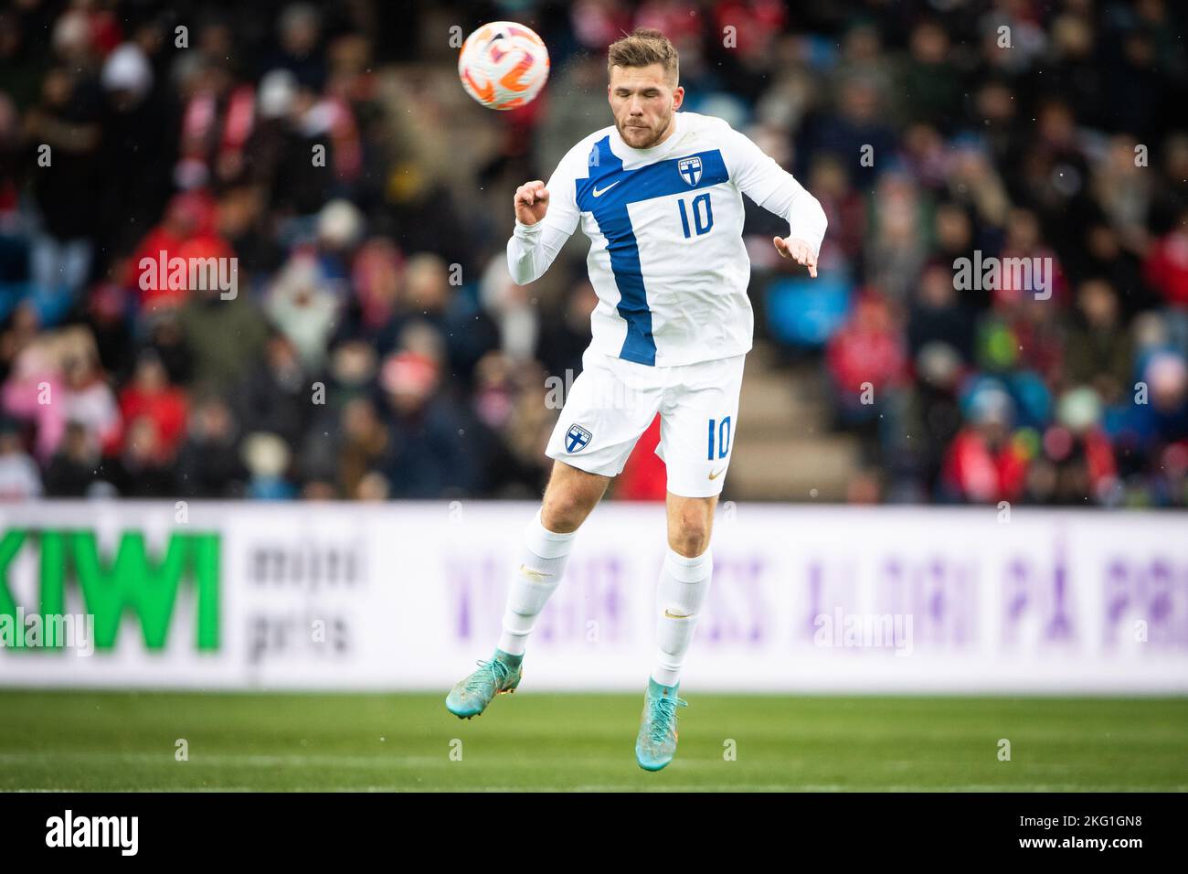 Oslo, Norway. 20th Nov, 2022. Benjamin Kallman (10) of Finland seen ...