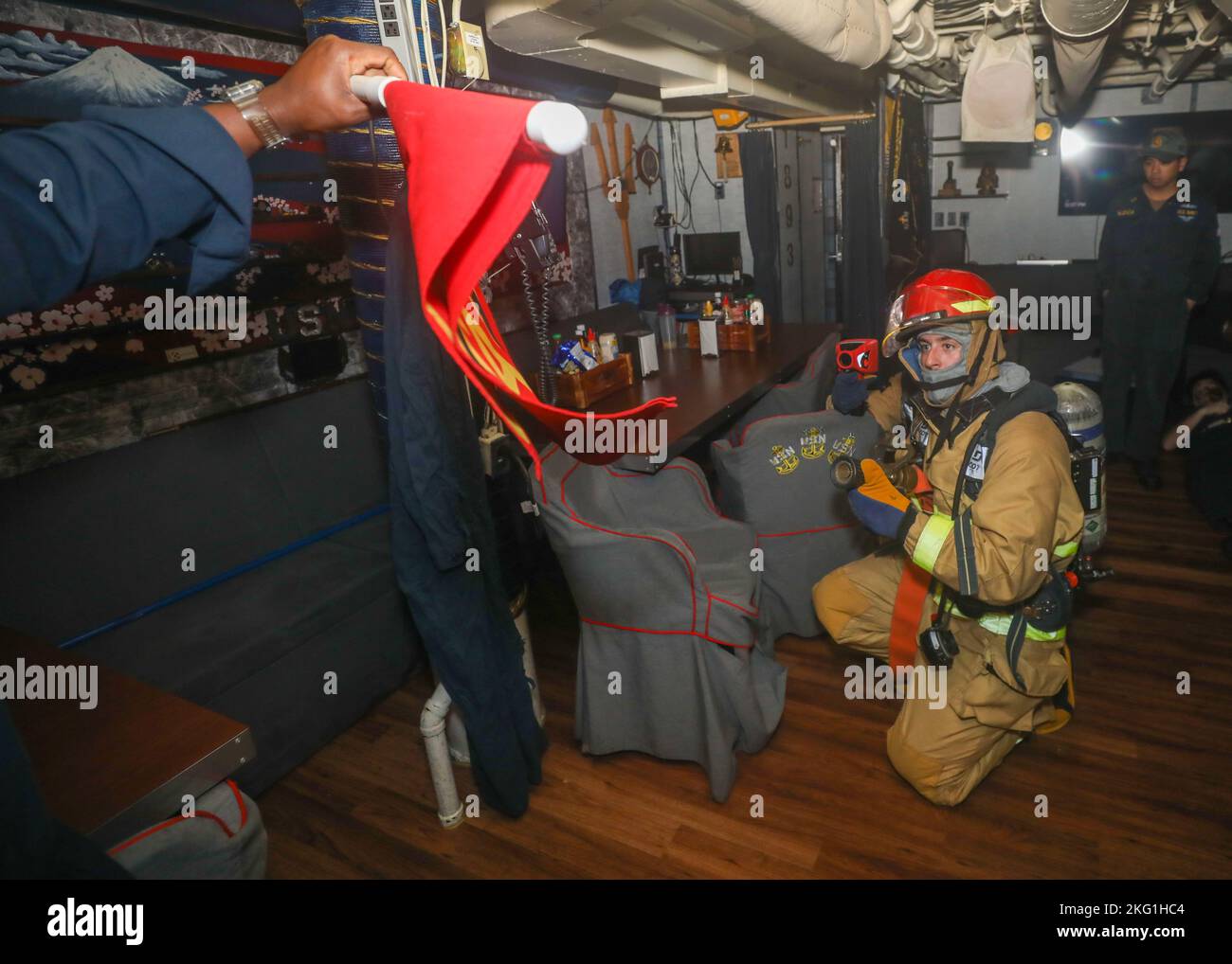 SEA OF JAPAN (Oct. 22, 2022) Boatswain’s Mate Seaman Shawn Rosen, from ...